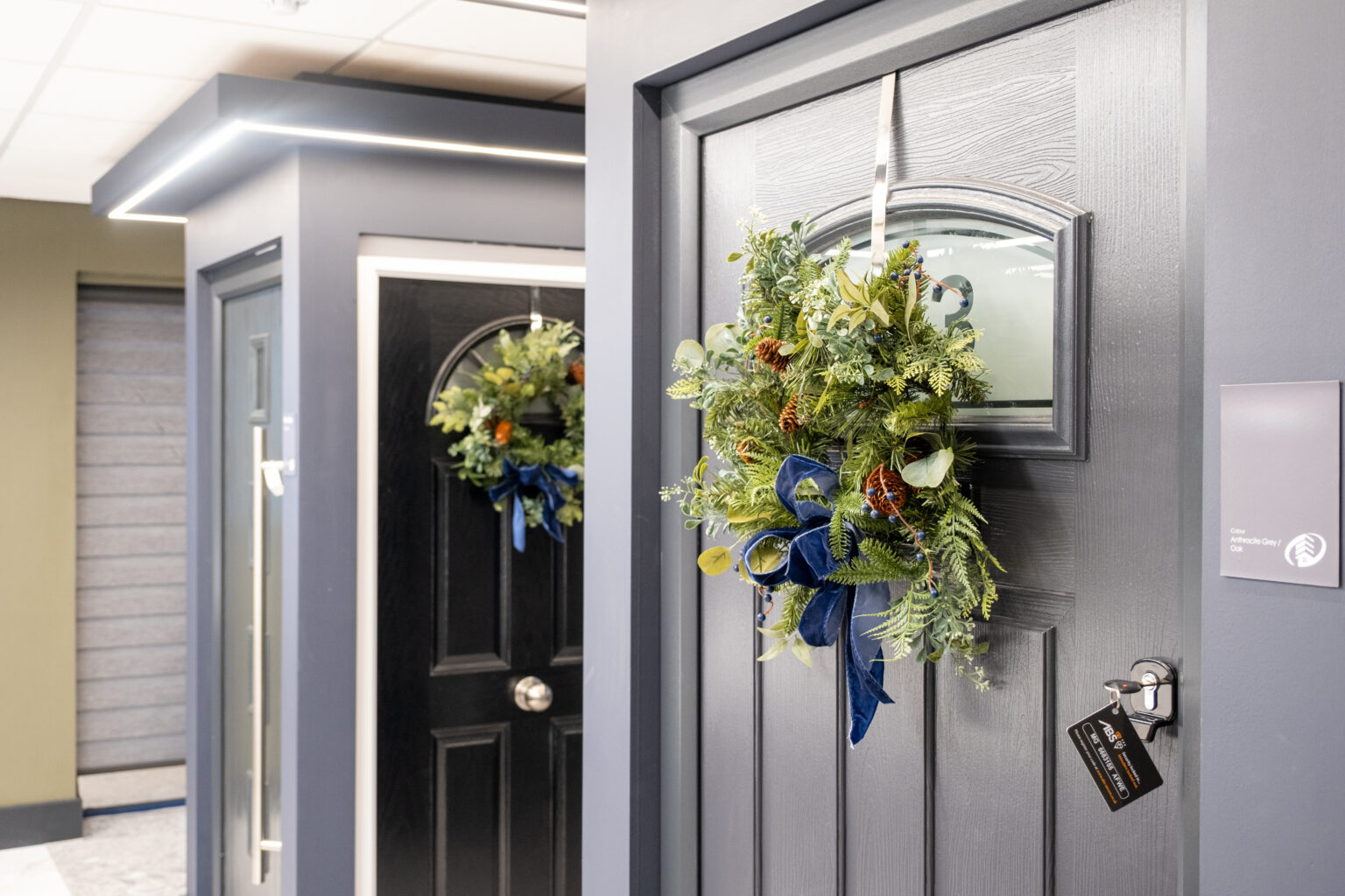 How to Hang a Christmas Wreath on a Composite Door | Timber Composite Doors